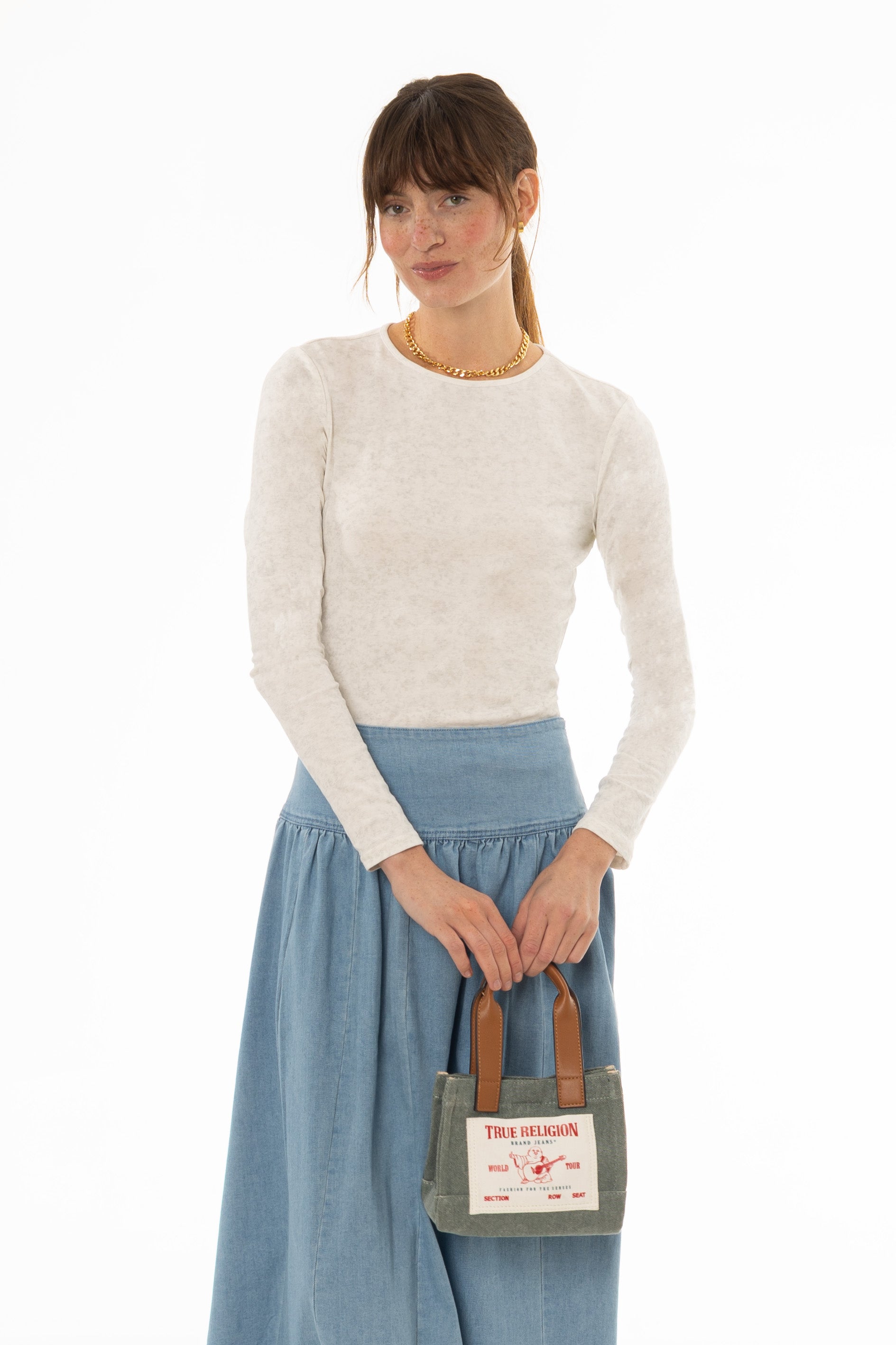 Light Grey Acid Wash T-Shirt – BLANK