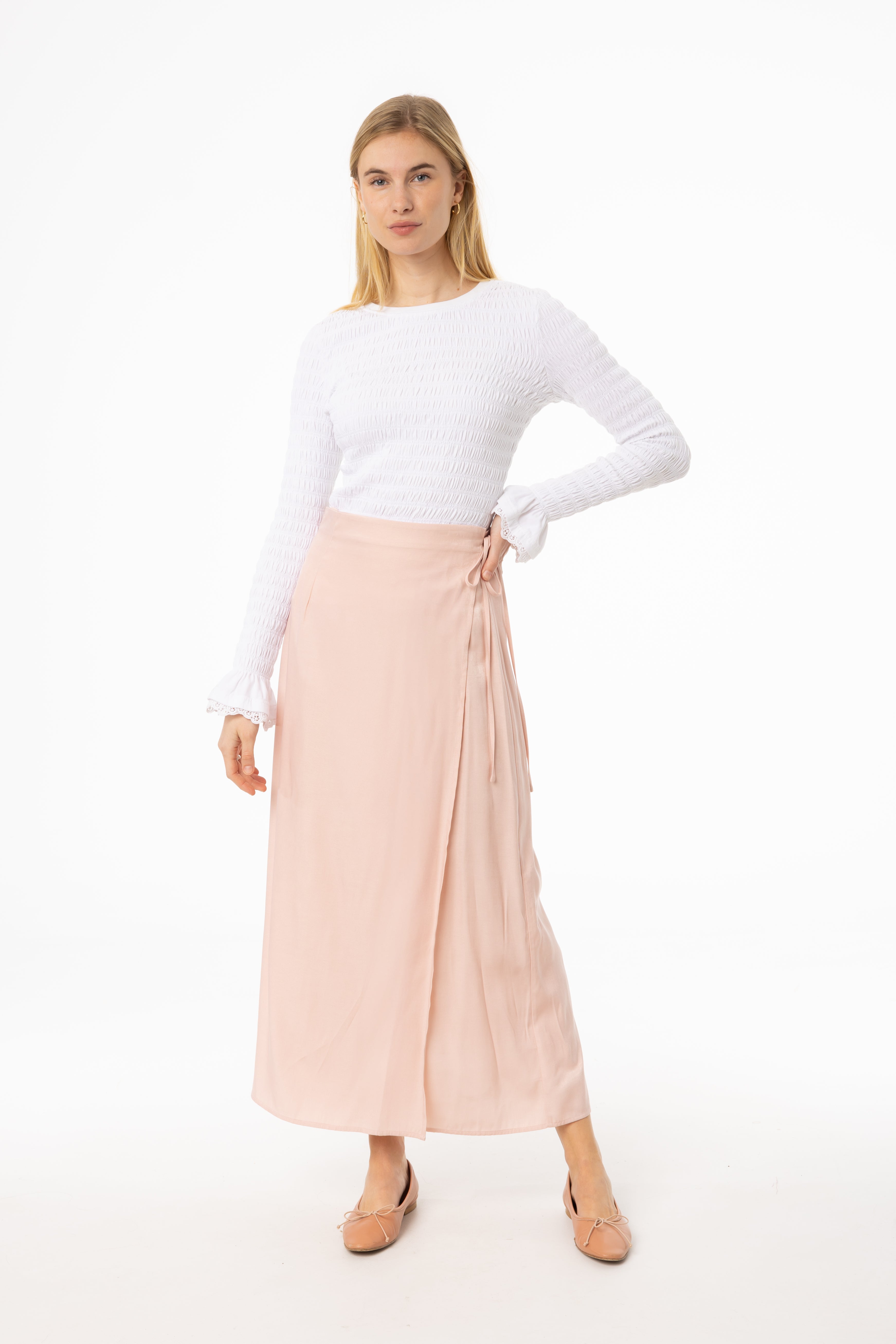 Pink Wrap Skirt – BLANK